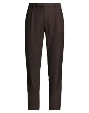 LARDINI Tailored Wool Pants - Brown