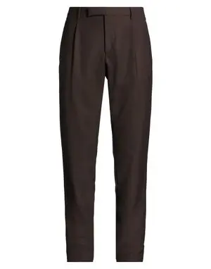 LARDINI Tailored Wool Pants - Brown