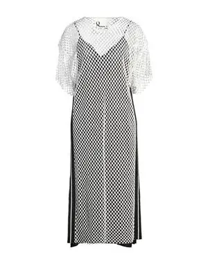 8PM Midi Dress Size Viscose - White