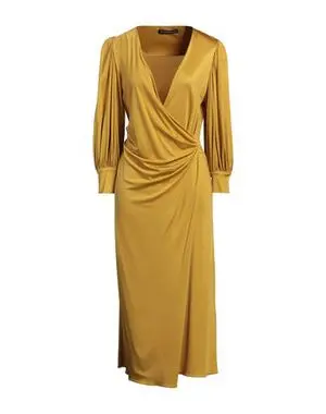DEPARTMENT 5 Midi Dress Mustard Size Viscose - Yellow