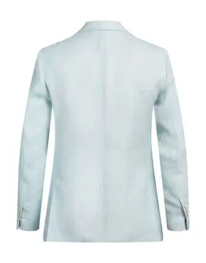 LARDINI Blazer Sky Size Linen, Wool