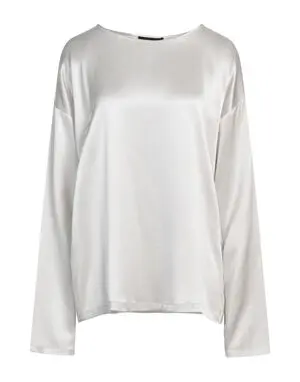 Fabiana Filippi Light Silk Top - Light Grey