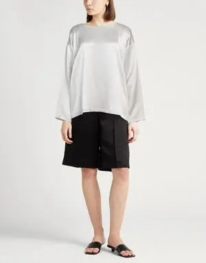 Fabiana Filippi Light Silk Top - Light Grey