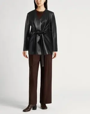 Fabiana Filippi Belted Leather Jacket