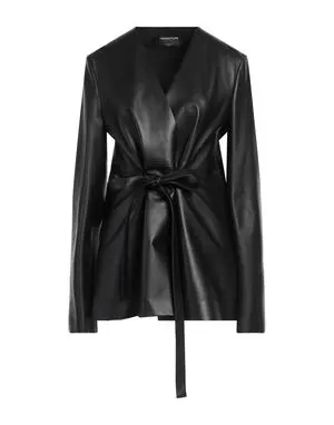 Fabiana Filippi Belted Leather Jacket
