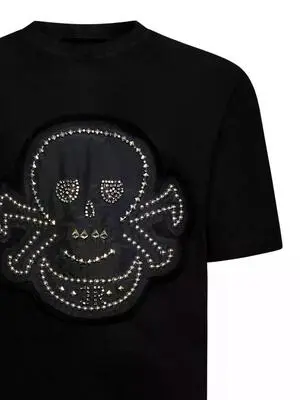 John Richmond Maxi Decoro Skull Skull-embellished T-shirt - Black