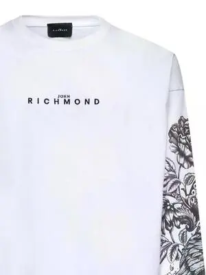 John Richmond Floral-print Long-sleeve T-shirt