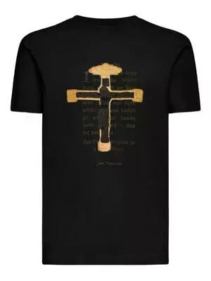 John Richmond Cross-graphic T-shirt