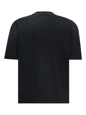 John Richmond Printed-logo Distressed T-shirt - Black