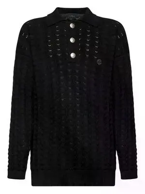 John Richmond Knitted Polo Shirt