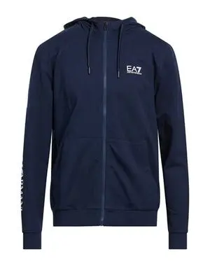 EA7 Sweatshirt Midnight Size Cotton - Blue