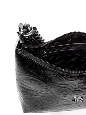 John Richmond Embossed Chain Shoulder Bag