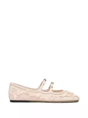 Marc Jacobs The Kiki Bow-detail Ballet Flats - Pink