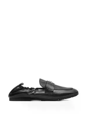 Marc Jacobs Logo-plaque Leather Loafers