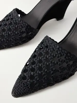 Jacquemus The H Leather Wedge Pumps