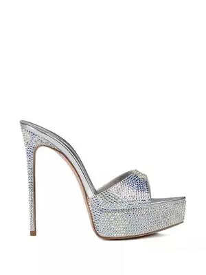 LE SILLA Uma Crystal-embellished Platform Sandals