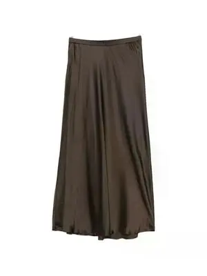 SAMSOE SAMSOE Elasticated Midi Skirt - Green