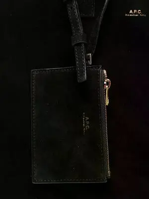 A.p.c. Le Drummer Suede Tote Bag - Black