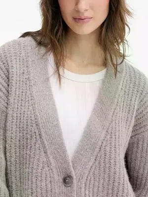Hugo Ribbed Knit Button Cardigan