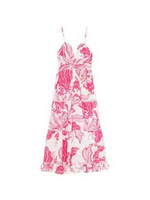Poupette St Barth Milena Maxi Dress - Pink