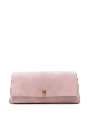 Khaite Audrey Lock Clutch Bag - Pink