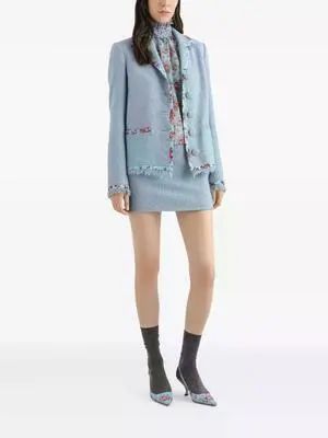 Dolce & Gabbana Floral-trim Jacket