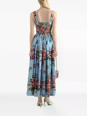 Dolce & Gabbana Floral Bouquet-print Maxi Dress