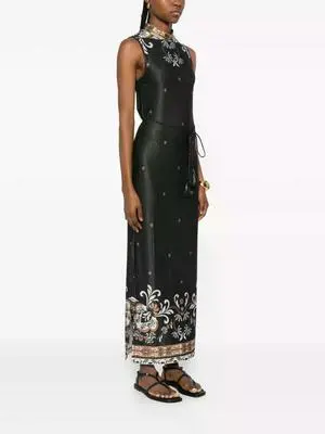 TWINSET Floral Print Beaded Dress
