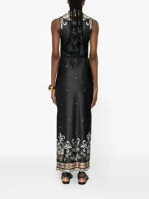 TWINSET Floral Print Beaded Dress