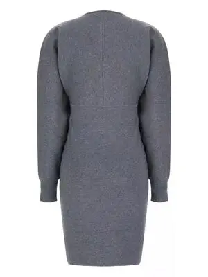Max Mara Zip Crew-neck Dress