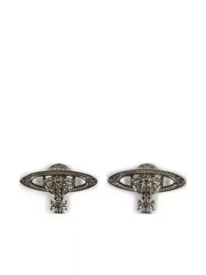 VIVIENNE WESTWOOD Mini Bas Relief Earrings - Silver