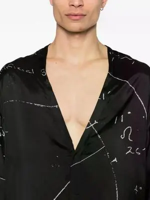 Rick Owens Graphic Print Shirt