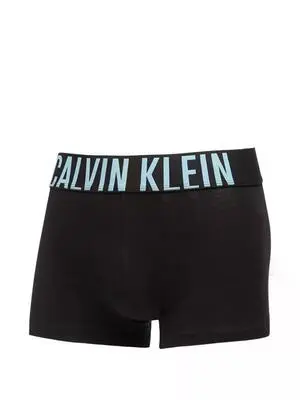 Calvin Klein Logo-waistband Boxers - Black