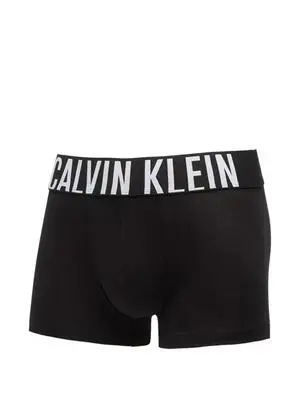 Calvin Klein Logo-waistband Boxers - Black