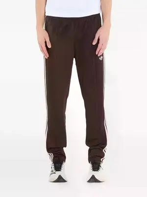 Adidas Side-striped Track Pants - Brown