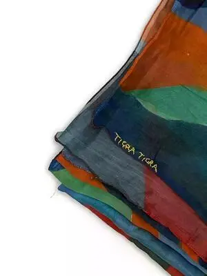 Tigra Tigra Multicolour Graphic Scarf