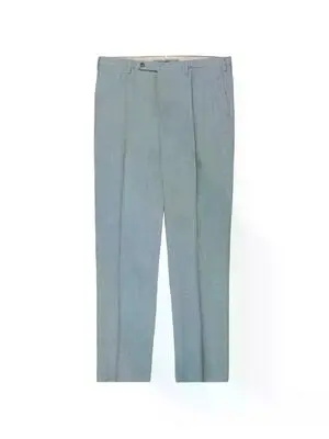 Incotex Pressed-crease Tailored Trousers - Blue