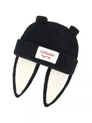 CHARLES JEFFREY Chunky Bunny Beanie - Black