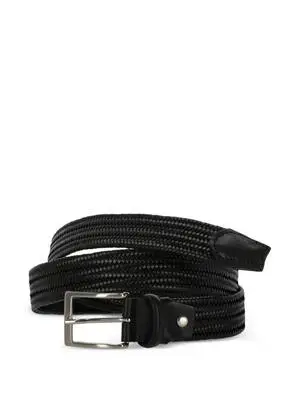 OFFICINE DEL CUOIO Braided Belt - Black