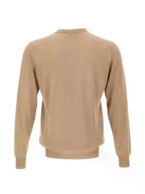 FILIPPO DE LAURENTIIS Ribbed Crew Neck Sweater - Neutrals