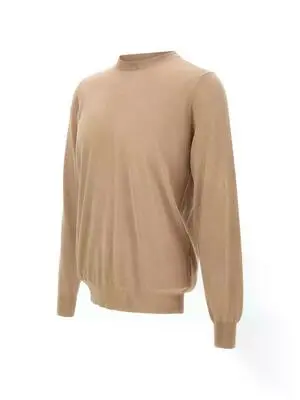 FILIPPO DE LAURENTIIS Ribbed Crew Neck Sweater - Neutrals