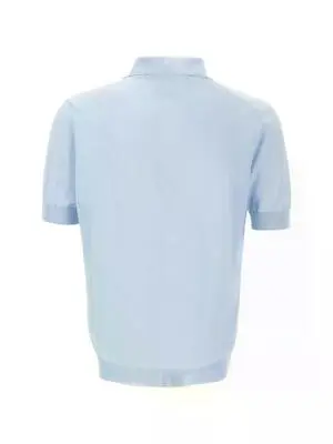 FILIPPO DE LAURENTIIS Buttonless V-neck Polo Shirt
