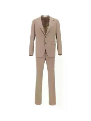 Tagliatore Contrast-button Lapel-pin Suit