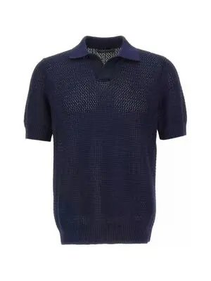 FILIPPO DE LAURENTIIS Textured V-neck T-shirt