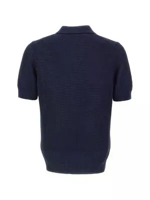 FILIPPO DE LAURENTIIS Textured V-neck T-shirt