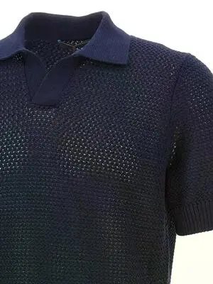 FILIPPO DE LAURENTIIS Textured V-neck T-shirt