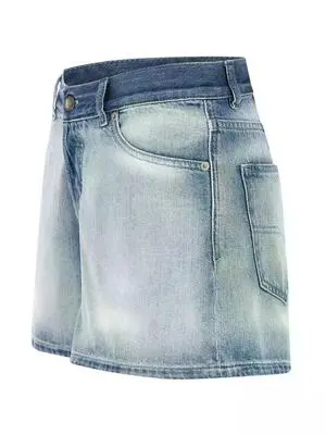 DIESEL® Faded High-rise Denim Shorts