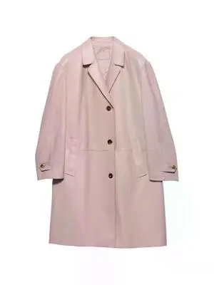 Prada Nappa Leather Coat