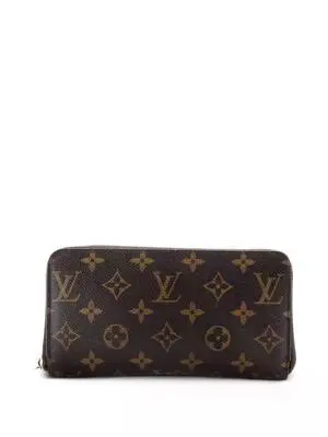 LOUIS VUITTON Zippy Wallet Monogram Canvas Small Wallets - Brown