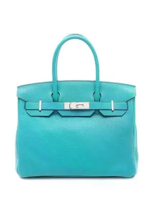 Hermès 2016 Clemence Birkin 30 Handbag - Green